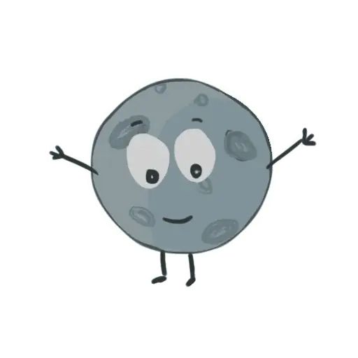 “Luna” stickers set for Telegram