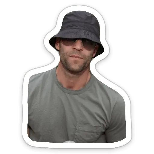 “Jason Statham” stickers set for Telegram