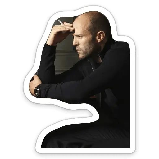 “Jason Statham” stickers set for Telegram