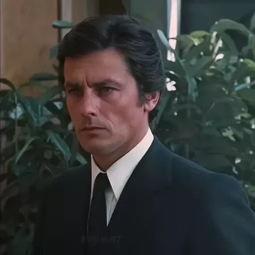 “Alain Delon” animated sticker set for Telegram