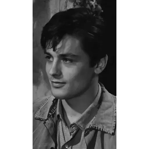 “Alain Delon” animated sticker set for Telegram