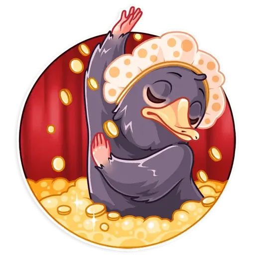 “Niffler” stickers set for Telegram