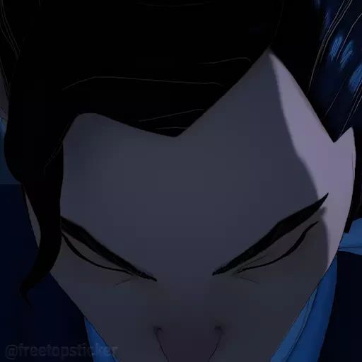 “Blue Eye Samurai” animated sticker set for Telegram