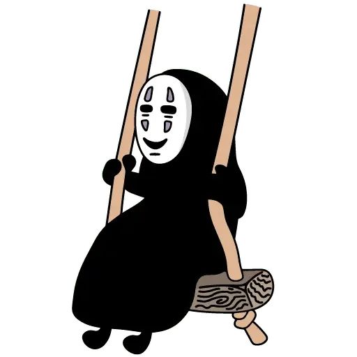 “Kaonashi” stickers set for Telegram