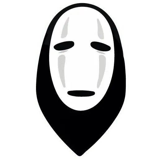 “Kaonashi” stickers set for Telegram