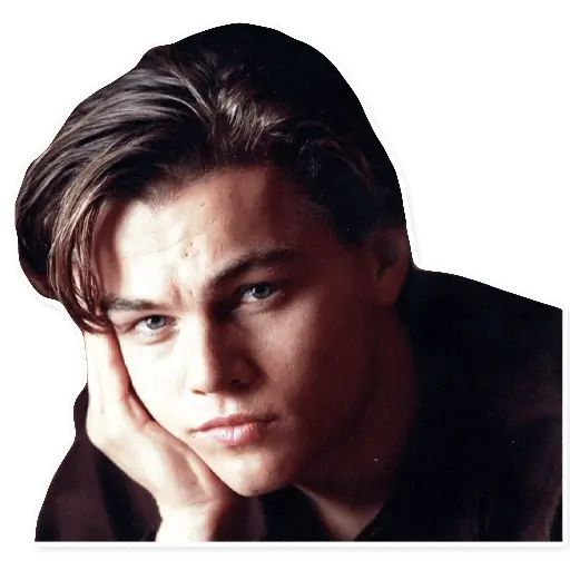 “Leonardo DiCaprio” stickers set for Telegram