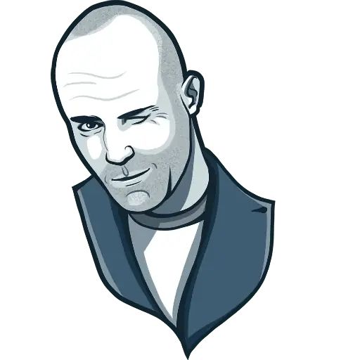 “Jason Statham” stickers set for Telegram