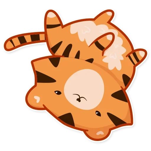 “Tiger” stickers set for Telegram