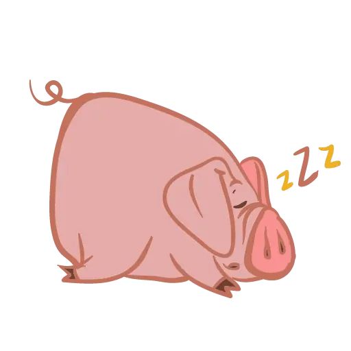 “Pig 2019” stickers set for Telegram