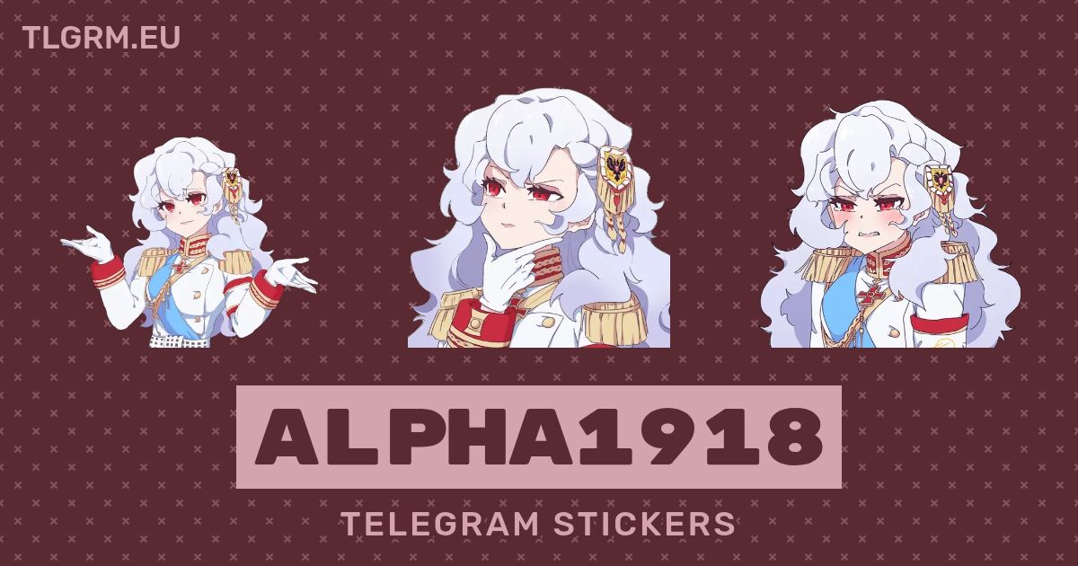 “Alpha1918” stickers set for Telegram