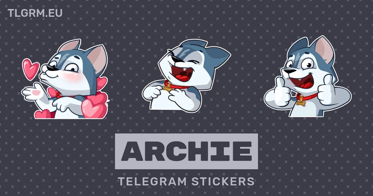“Archie” stickers set for Telegram