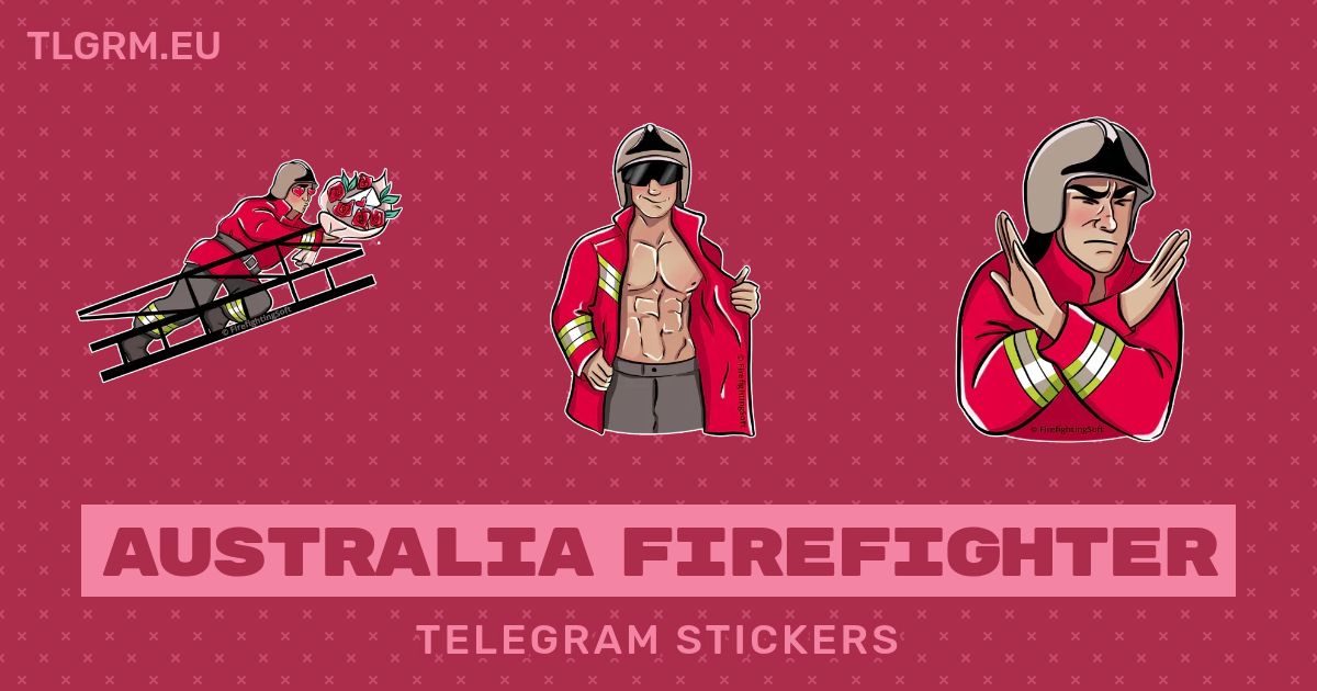 “Australia Firefighter” stickers set for Telegram
