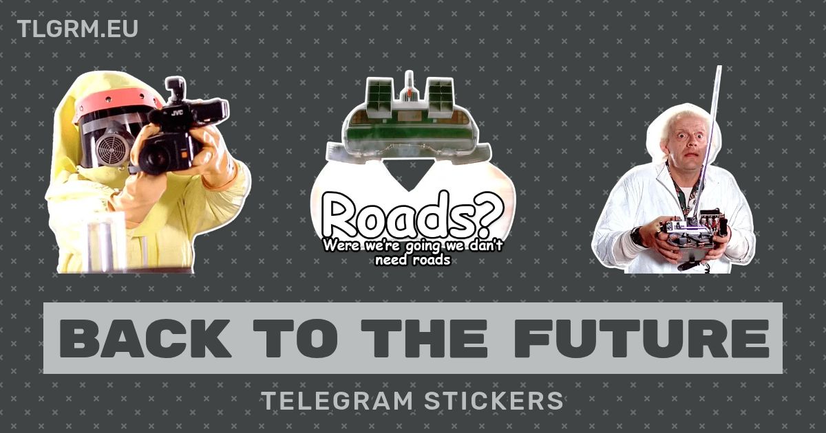 “Back To The Future” stickers set for Telegram