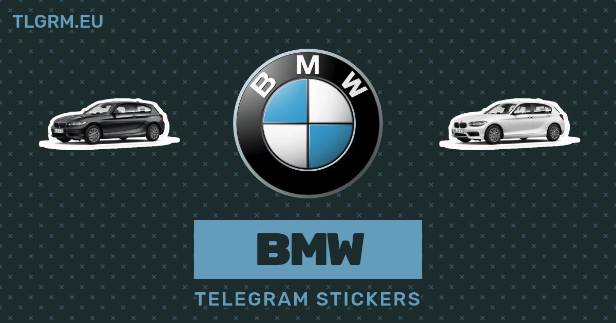 “BMW” stickers set for Telegram