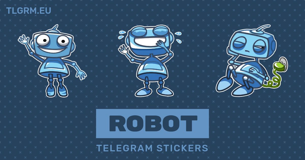 “Robot” stickers set for Telegram