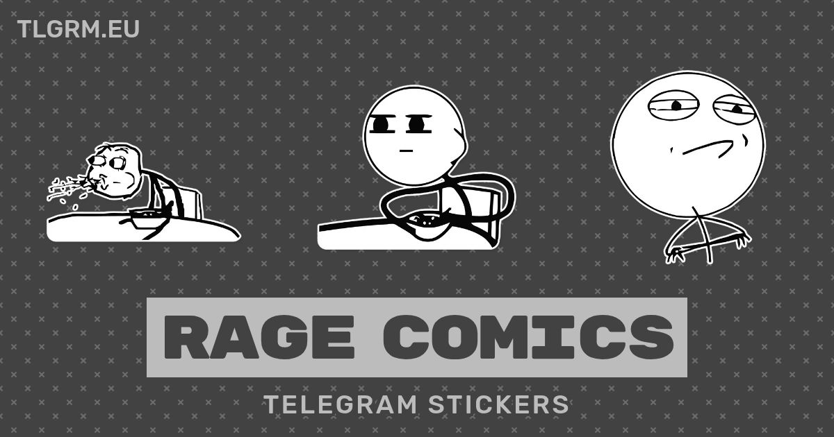 “Rage Comics” stickers set for Telegram