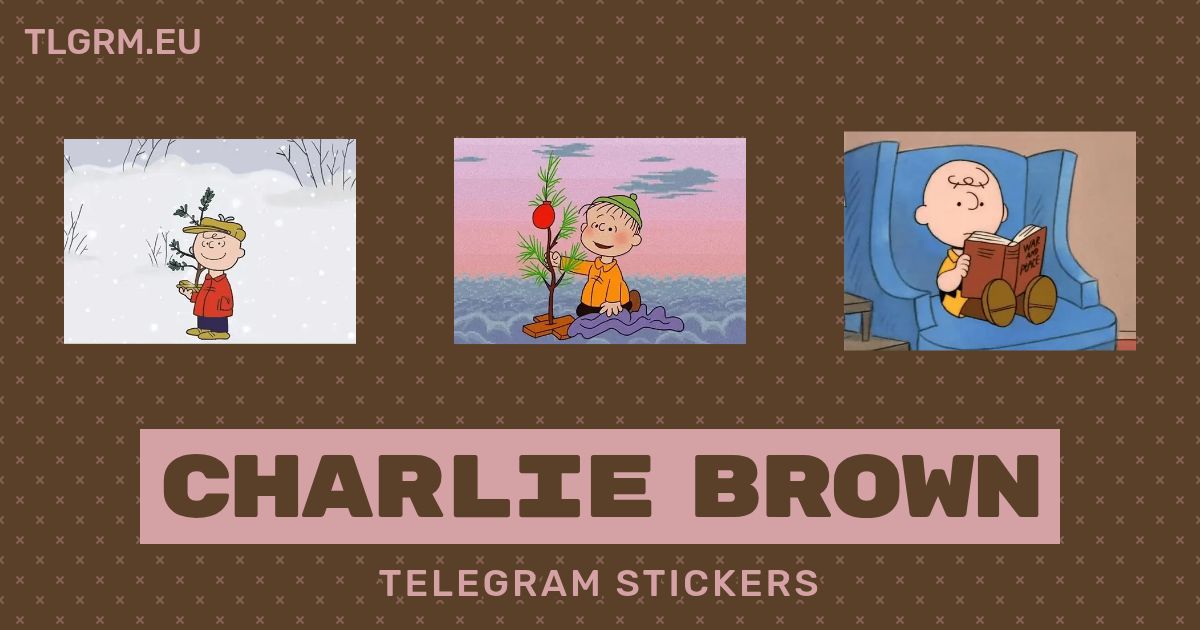 “Charlie Brown” stickers set for Telegram