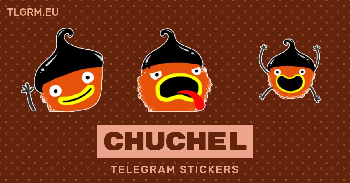 “Chuchel” animated sticker set for Telegram