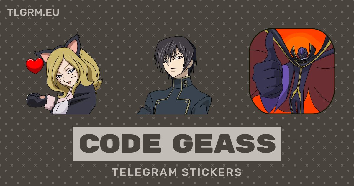 Code Geass” Animated Sticker Set For Telegram