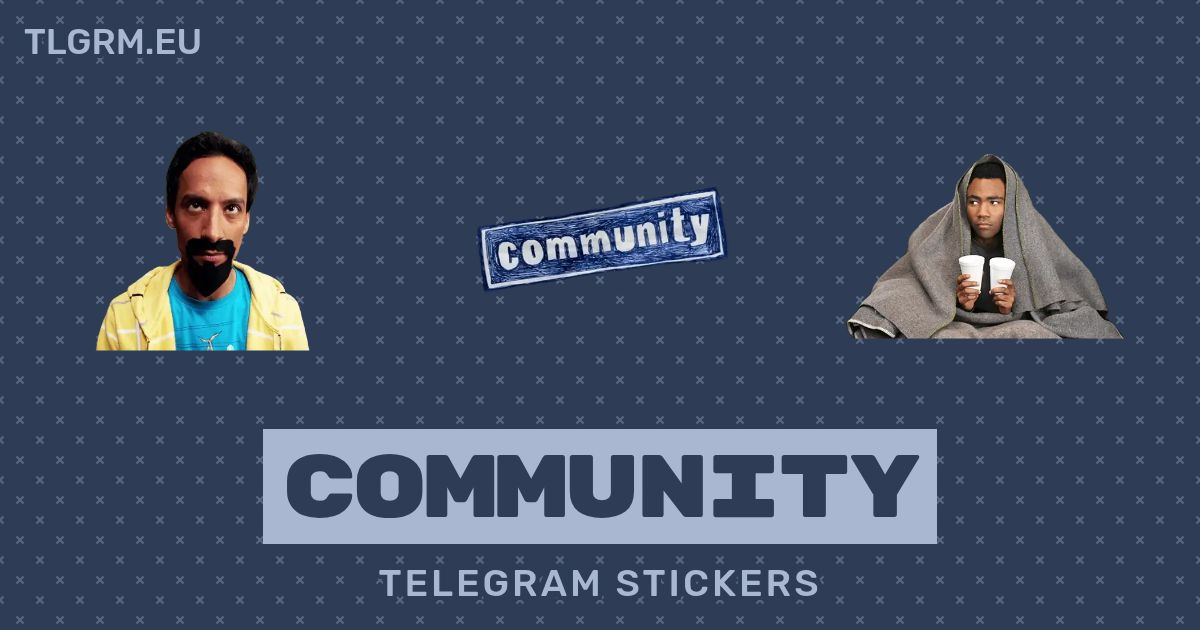“Community” stickers set for Telegram
