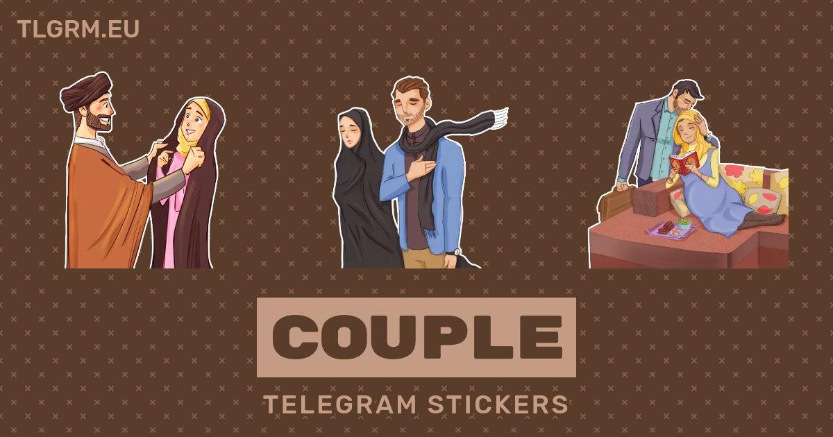 “Couple” stickers set for Telegram