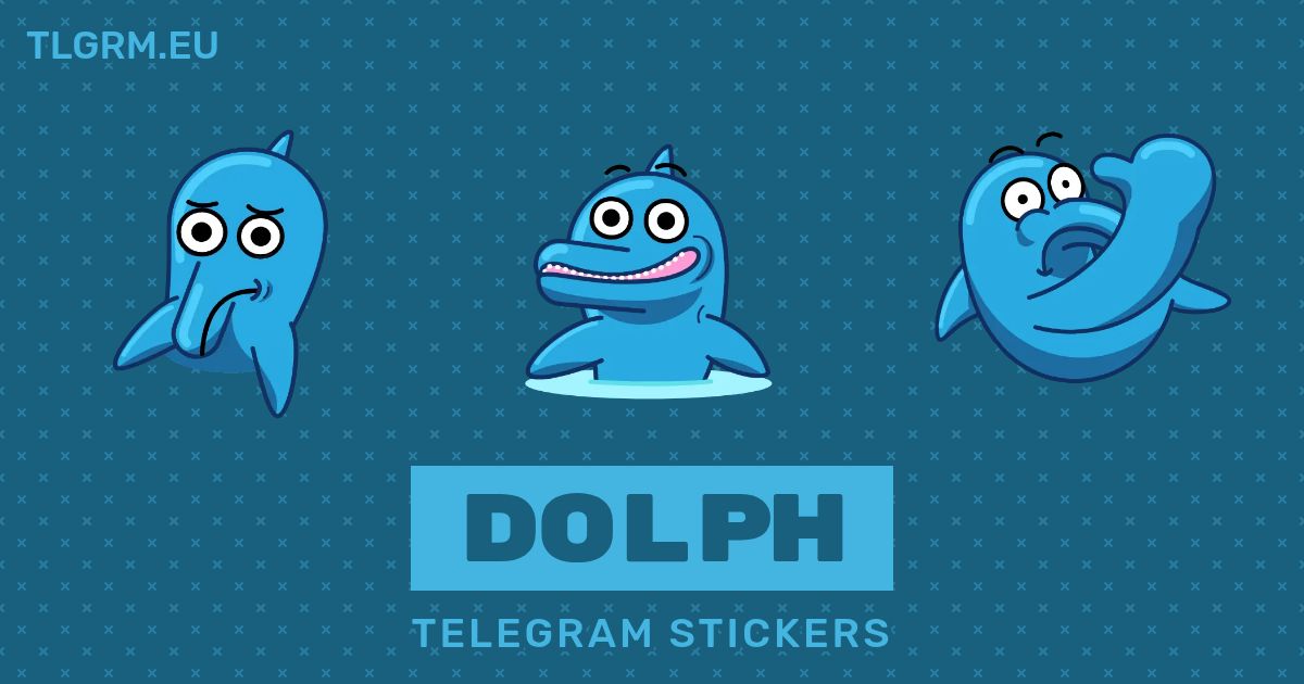 “Dolph” animated sticker set for Telegram