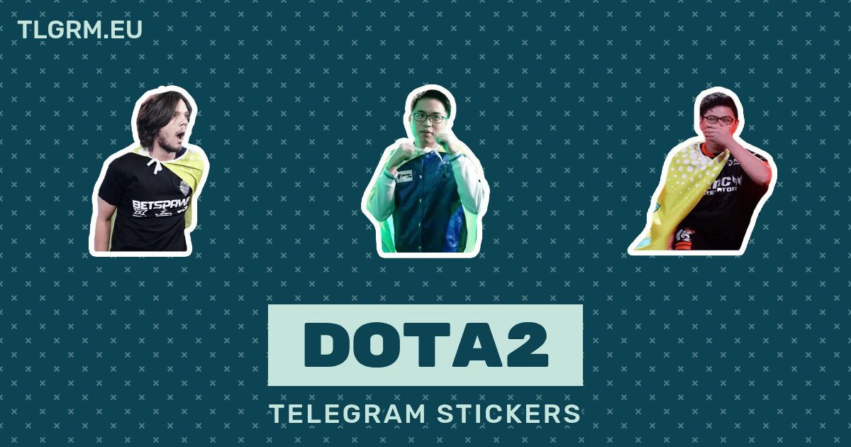“Dota2” stickers set for Telegram