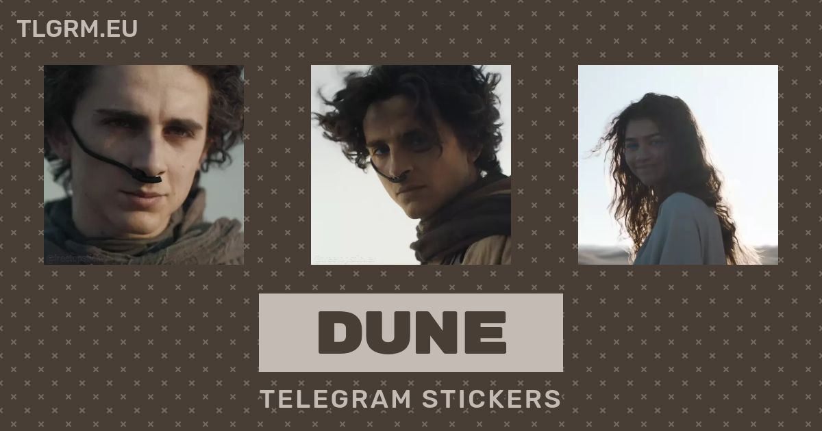 “Dune” animated sticker set for Telegram