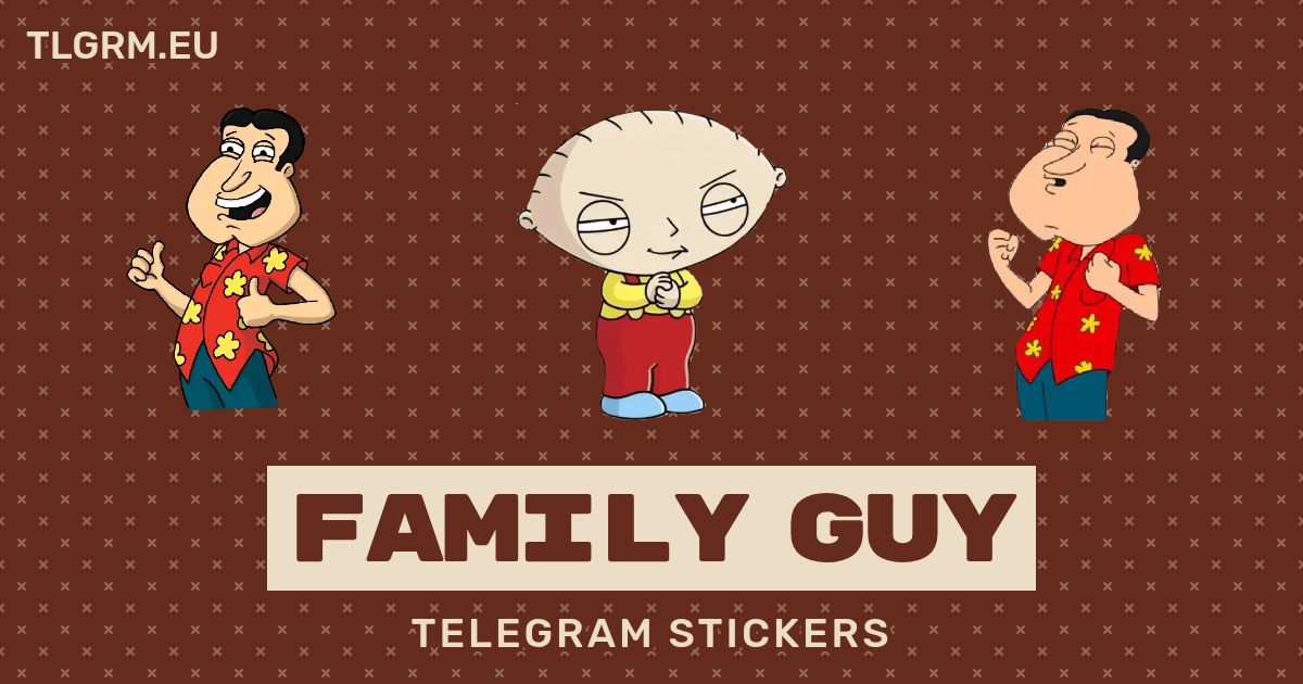 “Family Guy” stickers set for Telegram