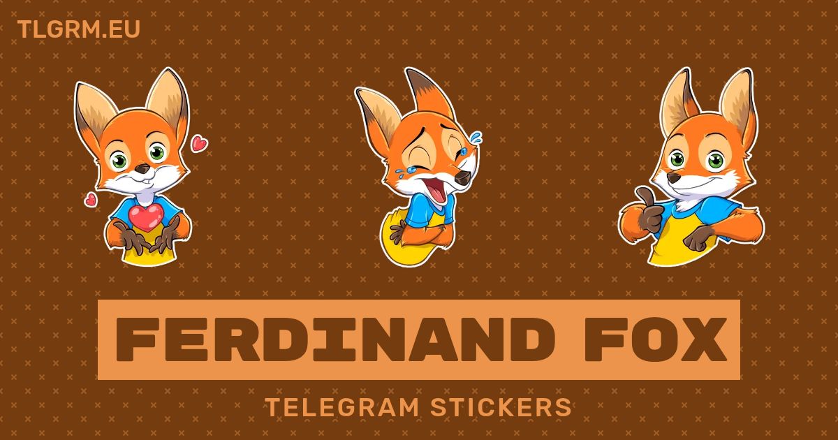 “Ferdinand Fox” stickers set for Telegram