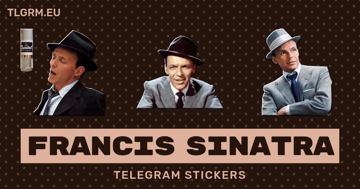 “Francis Sinatra” stickers set for Telegram