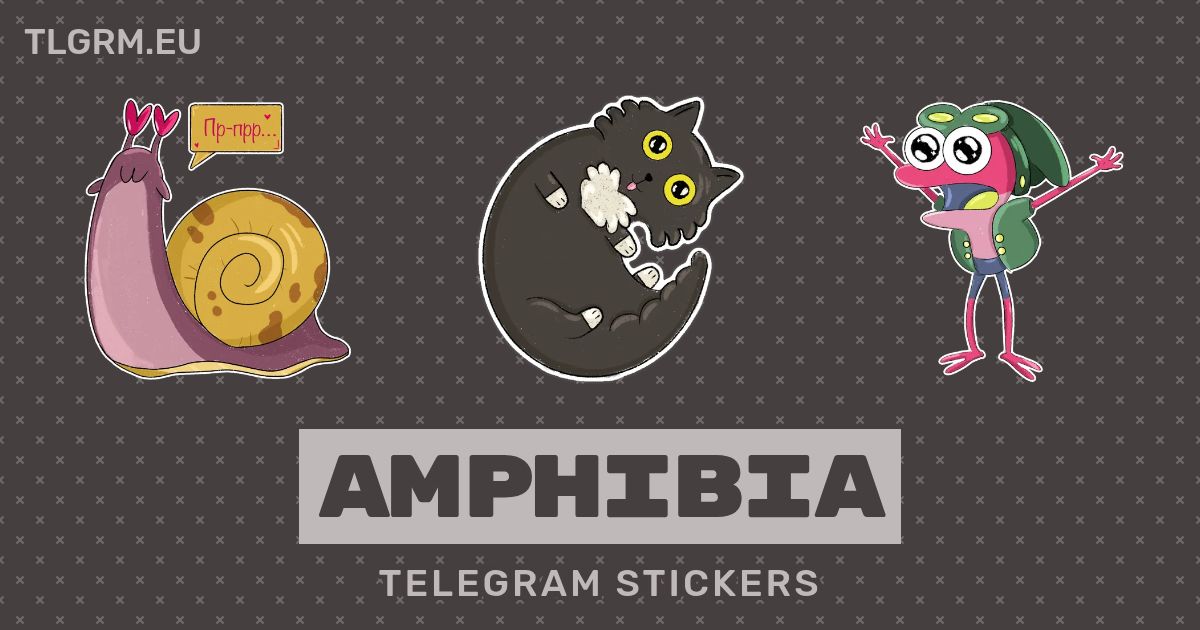 “Amphibia” stickers set for Telegram