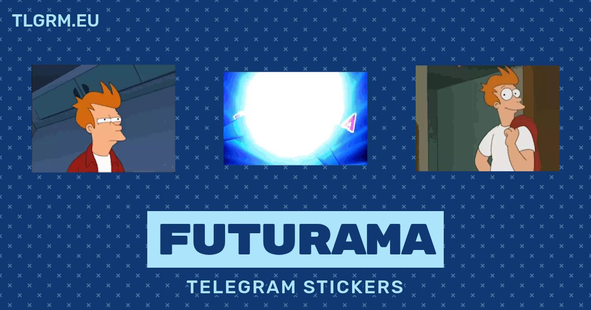 “Futurama” animated sticker set for Telegram