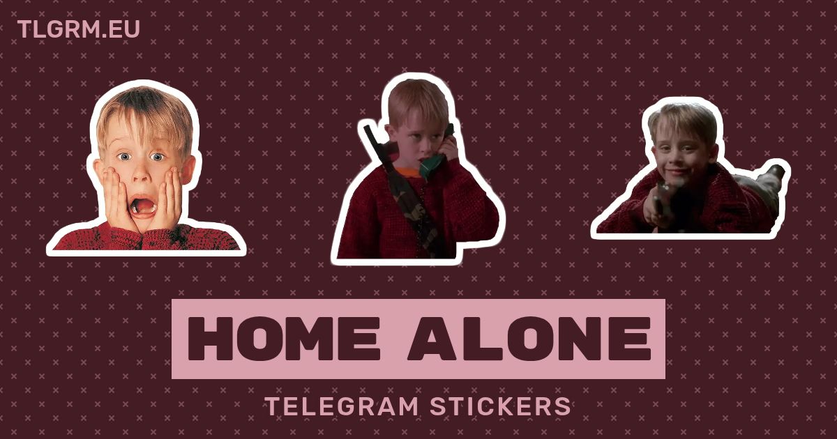 “Home Alone” stickers set for Telegram