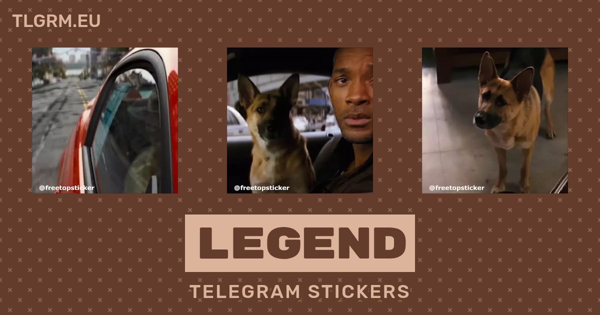 “Legend” animated sticker set for Telegram