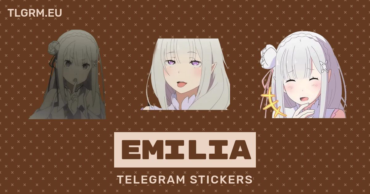“Emilia” stickers set for Telegram