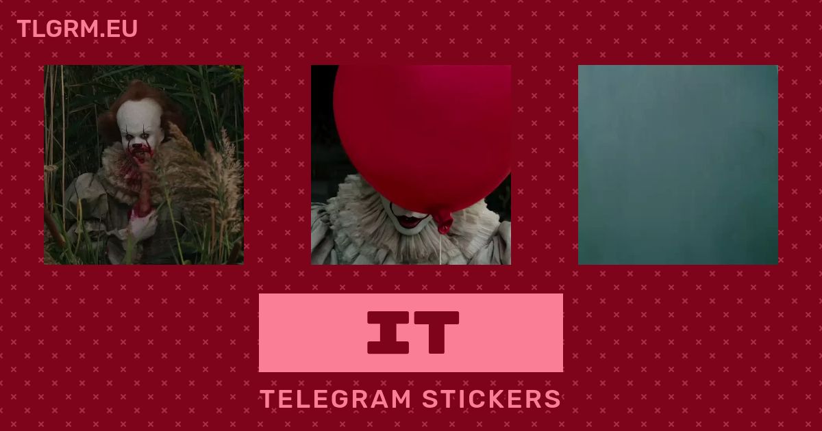 “It” animated sticker set for Telegram