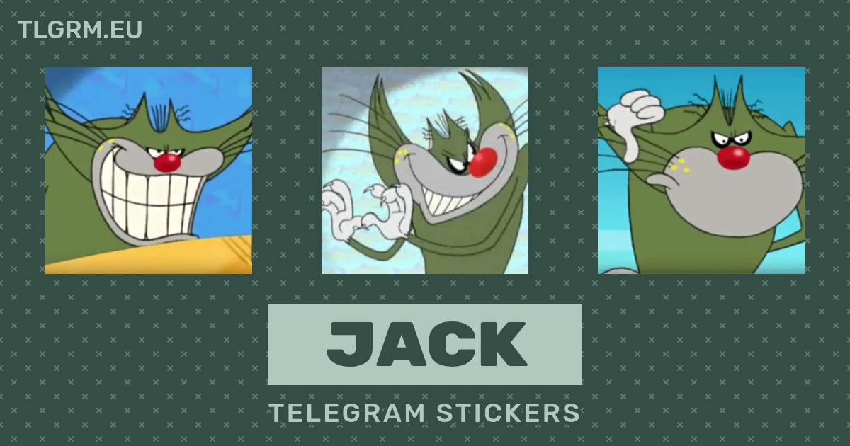 “Jack” stickers set for Telegram