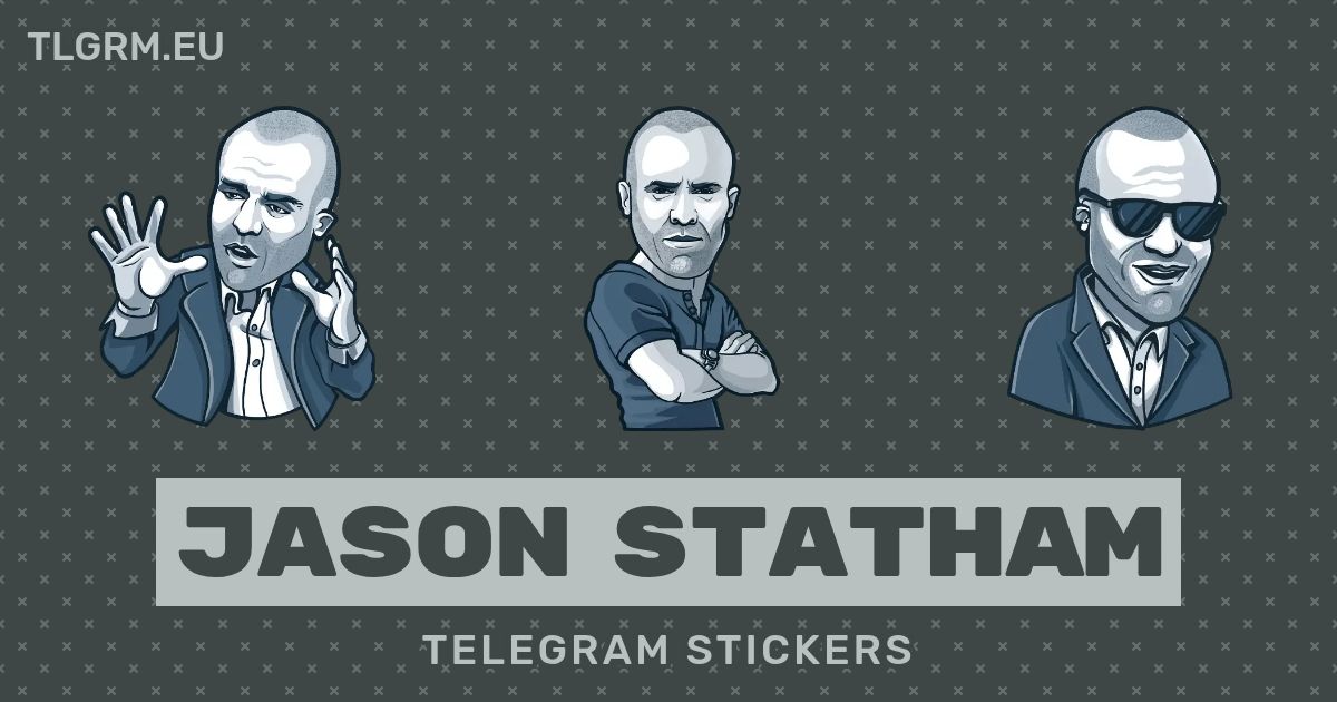 “Jason Statham” stickers set for Telegram