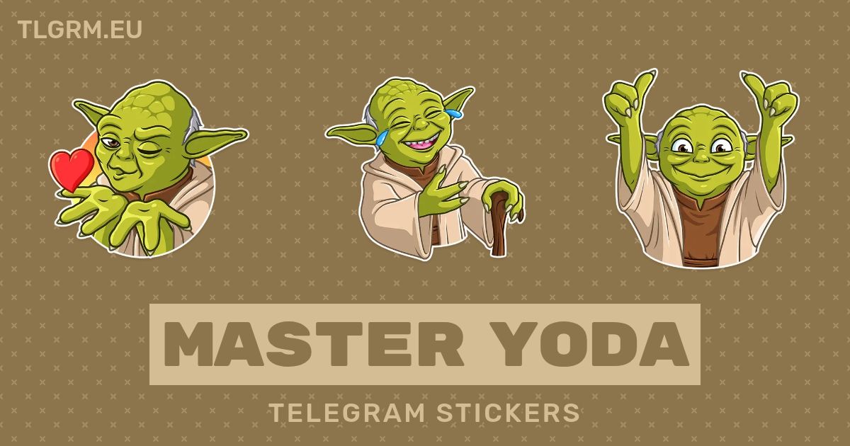 “Master Yoda” stickers set for Telegram