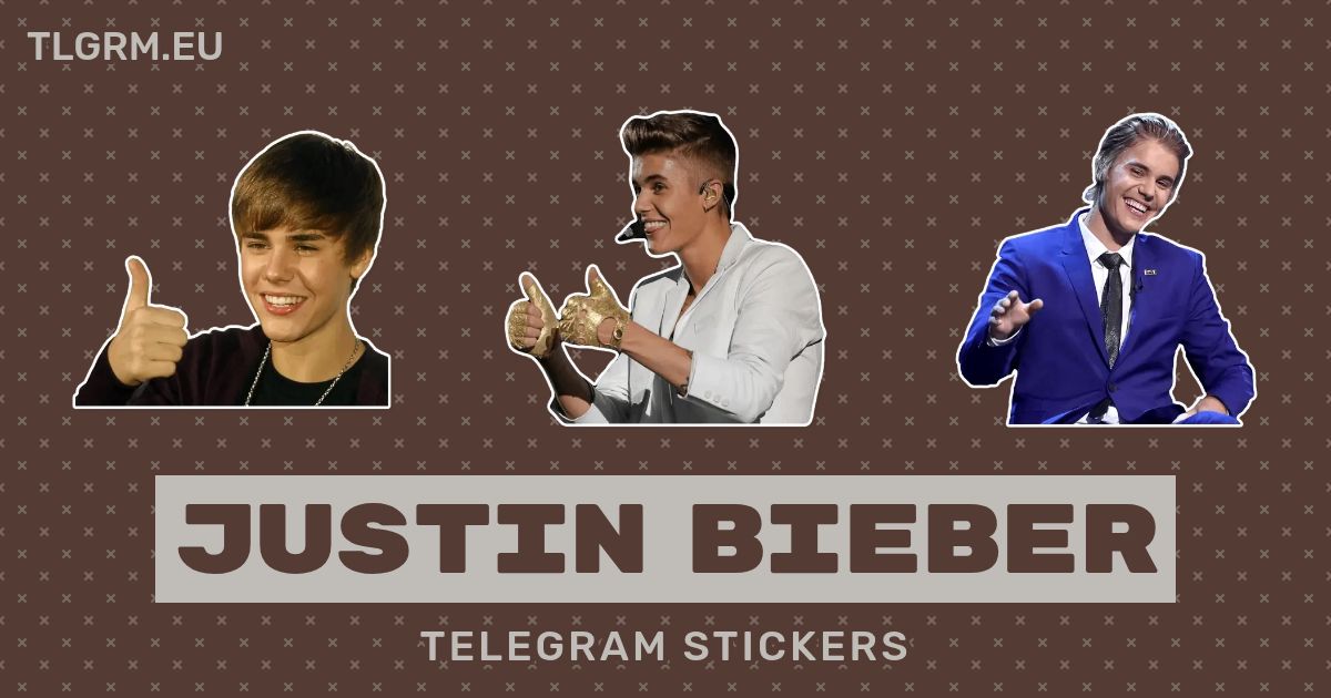 “Justin Bieber” stickers set for Telegram