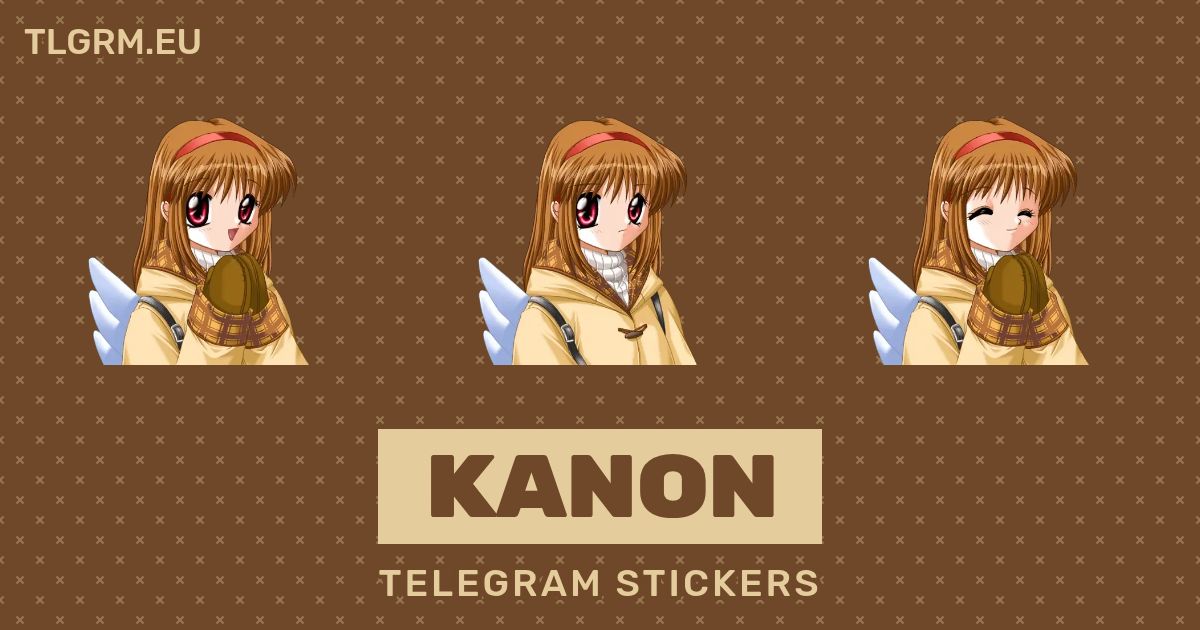 “Kanon” stickers set for Telegram