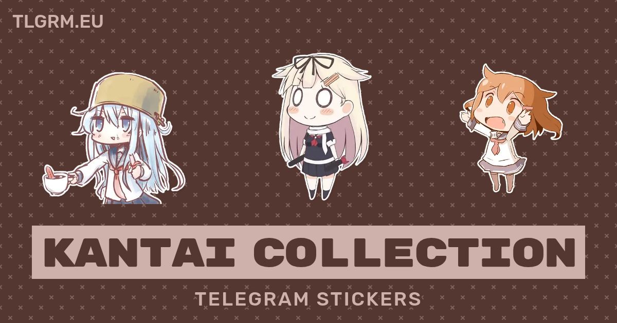 “Kantai Collection” stickers set for Telegram