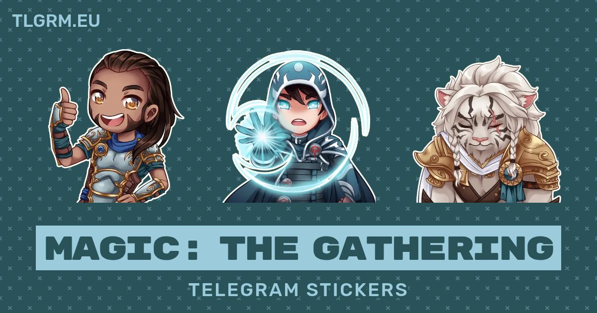 “Magic: The Gathering” stickers set for Telegram
