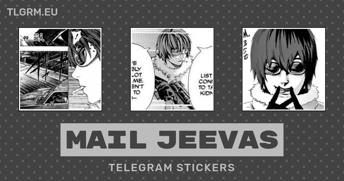 “Mail Jeevas” stickers set for Telegram