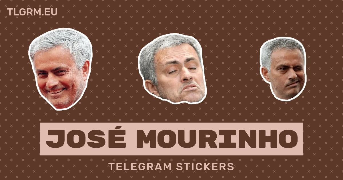 “José Mourinho” stickers set for Telegram