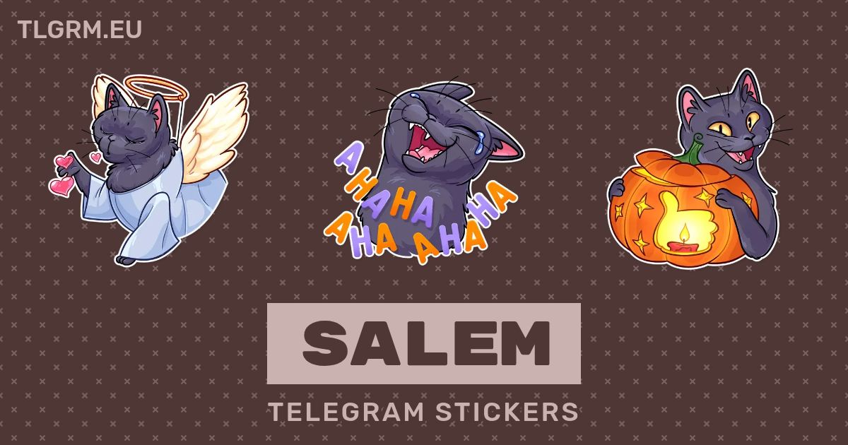 “Salem” stickers set for Telegram