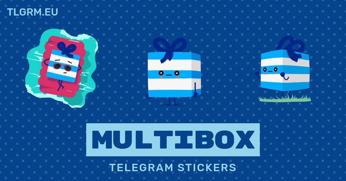“Multibox” animated sticker set for Telegram