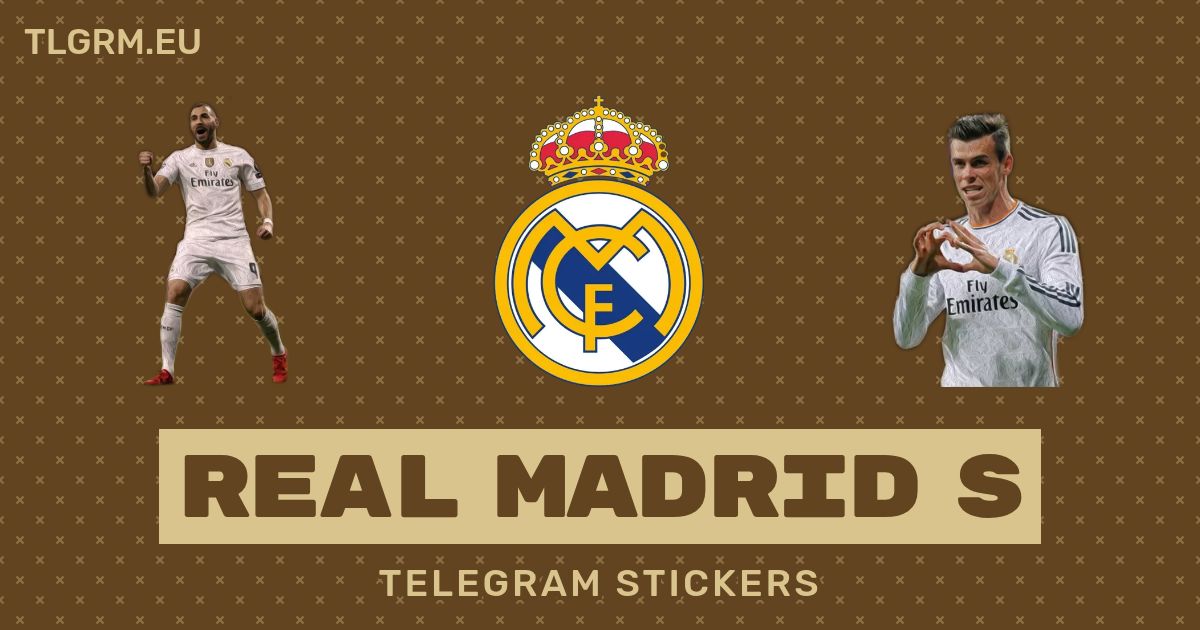 “Real Madrid s” stickers set for Telegram