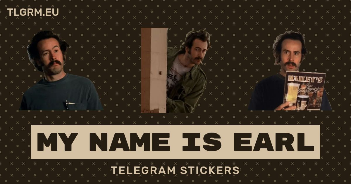 “My Name Is Earl” stickers set for Telegram